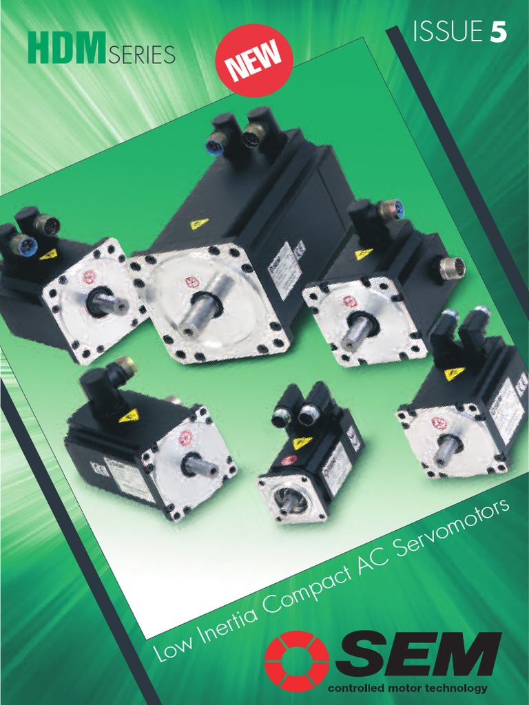 HDM Series Low Inertia Servomotors | PDF | Engineering Tolerance ...