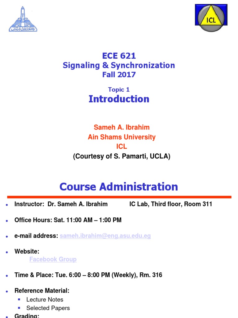 01 ECE621 F17 Introduction | PDF | Computing | Telecommunications ...