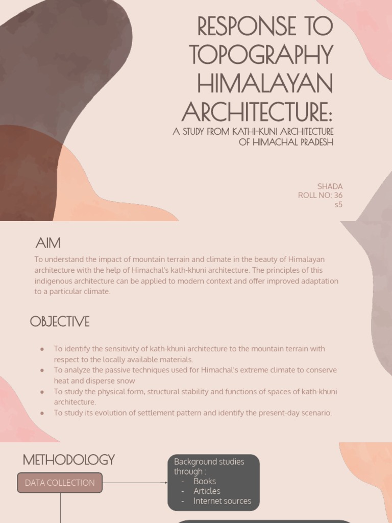 Response To Topography Himalayan Architecture:: A Study From Kathi-Kuni ...