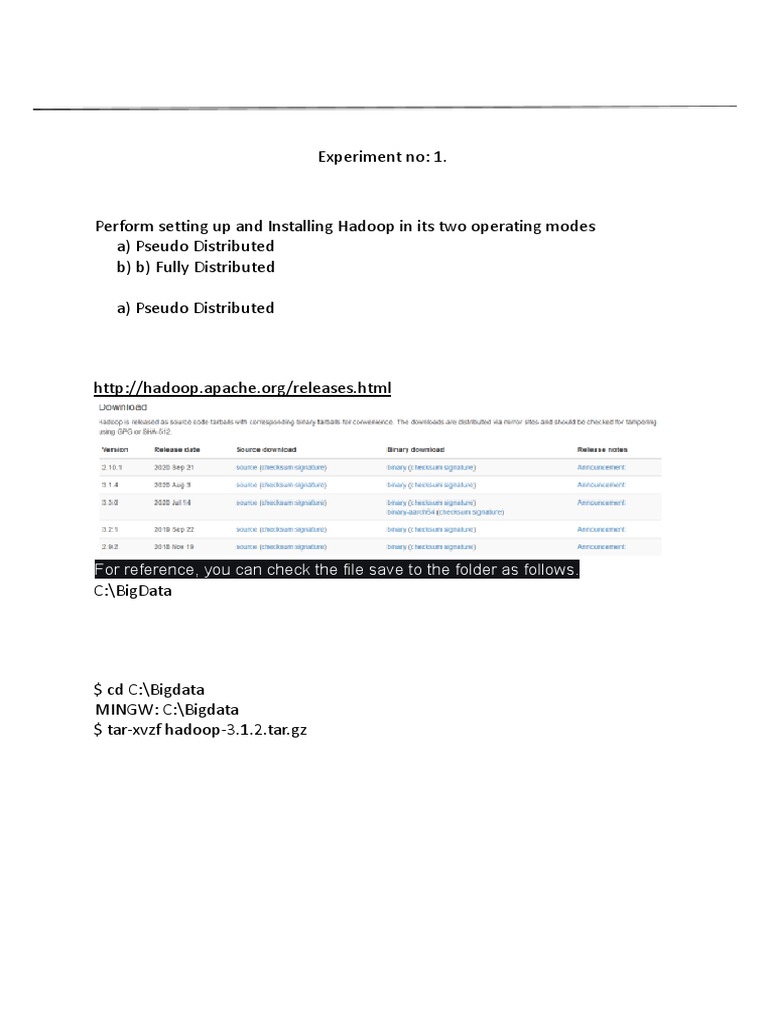 Install Hadoop in Pseudo and Fully Distributed Modes | PDF | Apache Hadoop | Map Reduce