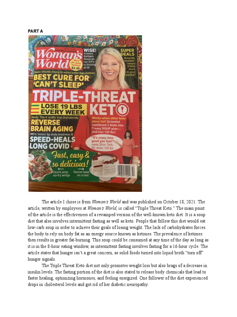 Fad Diet Project | PDF | Low Carbohydrate Diet | Dieting