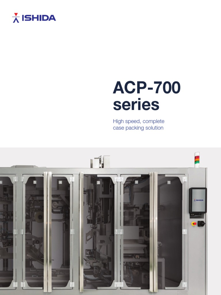 Ishida ACP-700 Series Case Packer Brochure (6200) | PDF | Machines ...