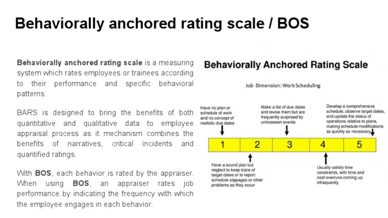 Behaviorally Anchored Rating Scale | PDF