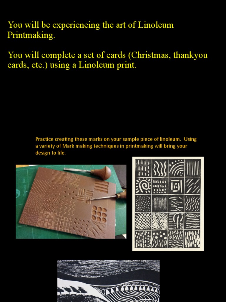 Printmaking Christmas Cards | PDF | Home & Garden