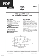 INA114 | PDF | Amplifier | Power Supply