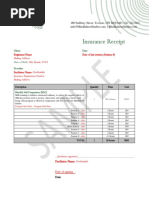 Temporary Life Insurance Receipt | PDF | Life Insurance | Insurance
