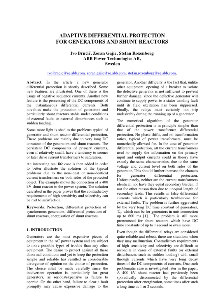 1mrg002587 en Adaptive Differential Protection For Generators and Shunt ...