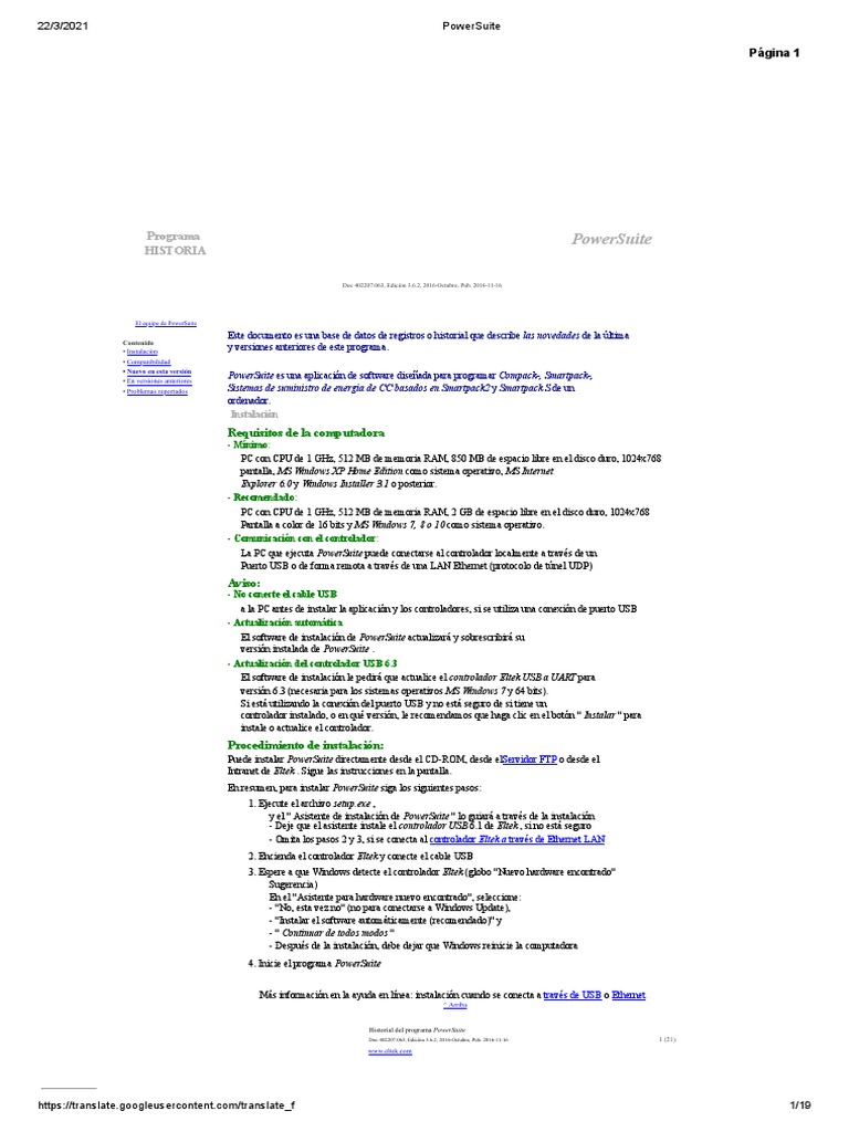 Power Suite | PDF | Microsoft Windows | USB