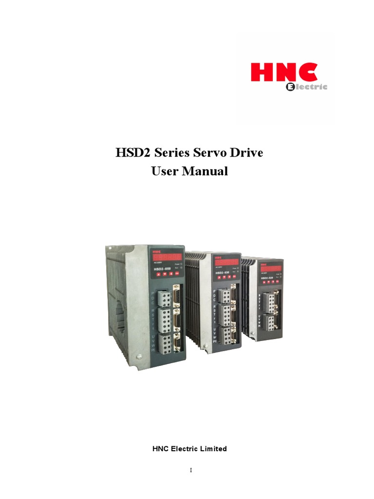 HSD2 Series Servo Drive User Manual: HNC Electric Limited | PDF | Electronic Circuits | Power Supply