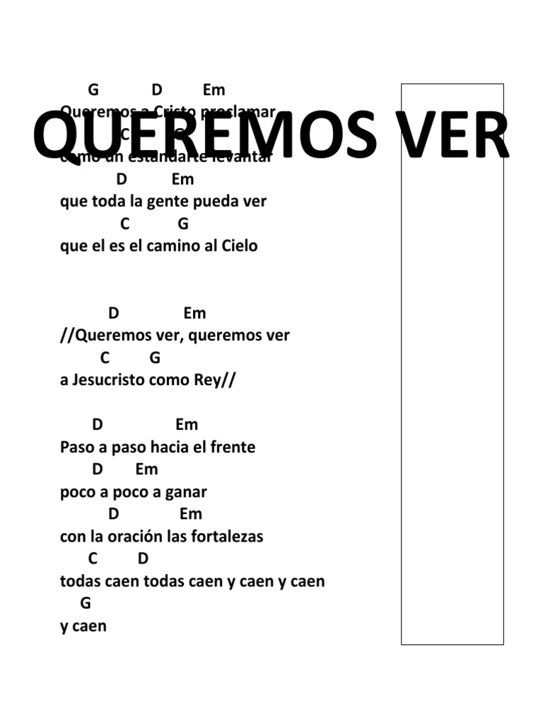 Queremos Ver | PDF