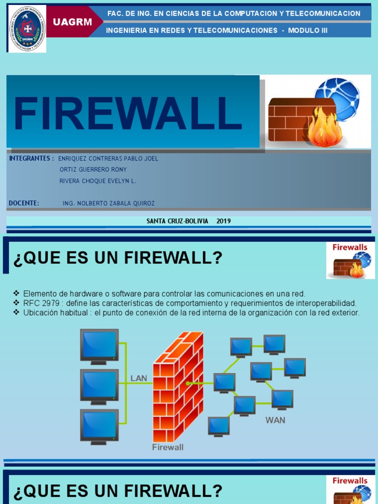 Tema 4 - Firewall | PDF | Cortafuegos (informática) | Protocolos de internet
