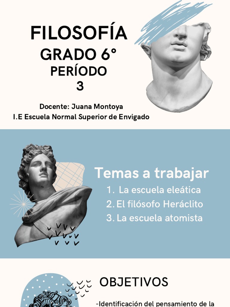 La Escuela Eleática | PDF | Teorías filosóficas | Metafísica