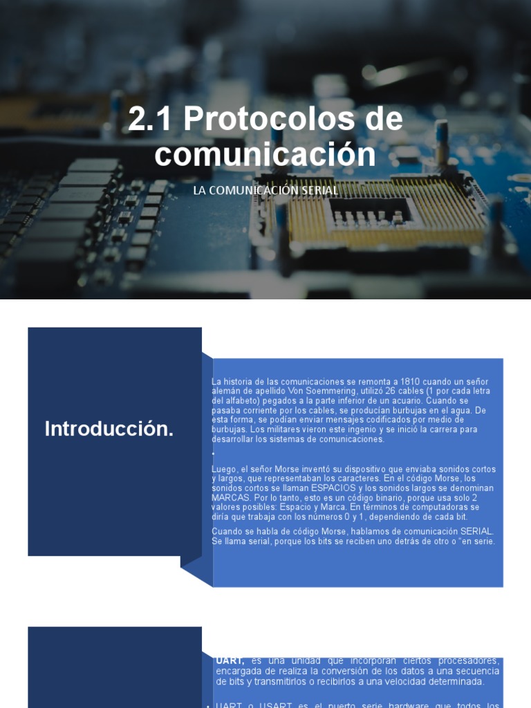 2.1 Protocolos de Comunicacion UART | PDF | Arduino | Microcontrolador