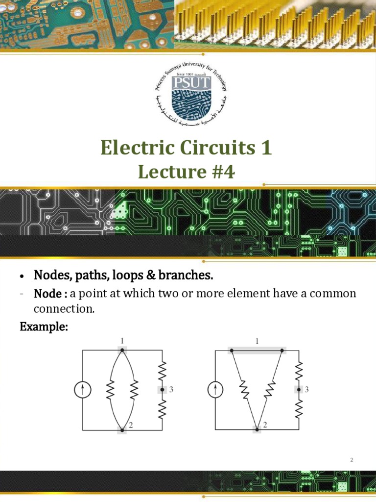 4.nodes, Branches, KVL and KCL | PDF | Computer Engineering ...