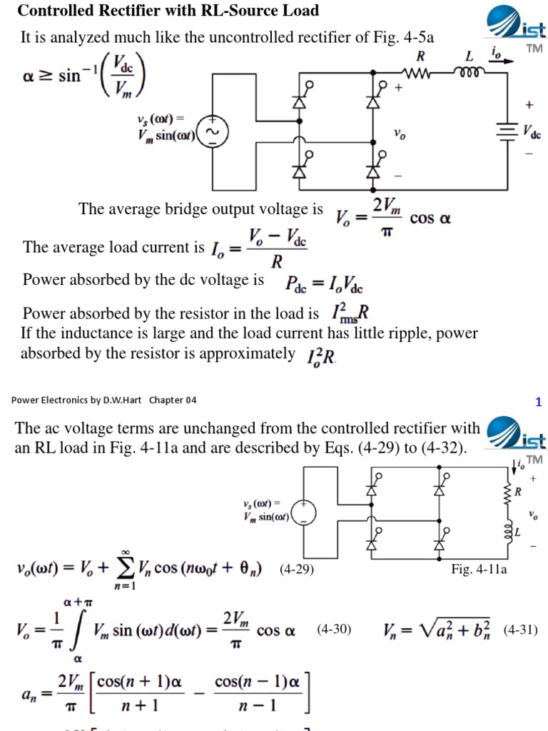 Power Electronics by D.W.Hart Chapter 04 | PDF | Power Inverter | Rectifier