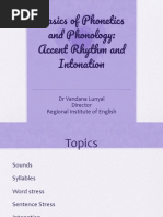Rhythm, Stress, and Intonation | PDF | Stress (Linguistics) | Linguistics