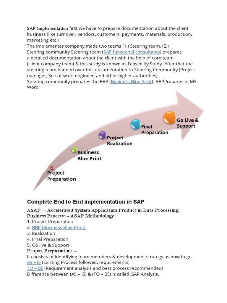 SAP Functional Consultants | PDF