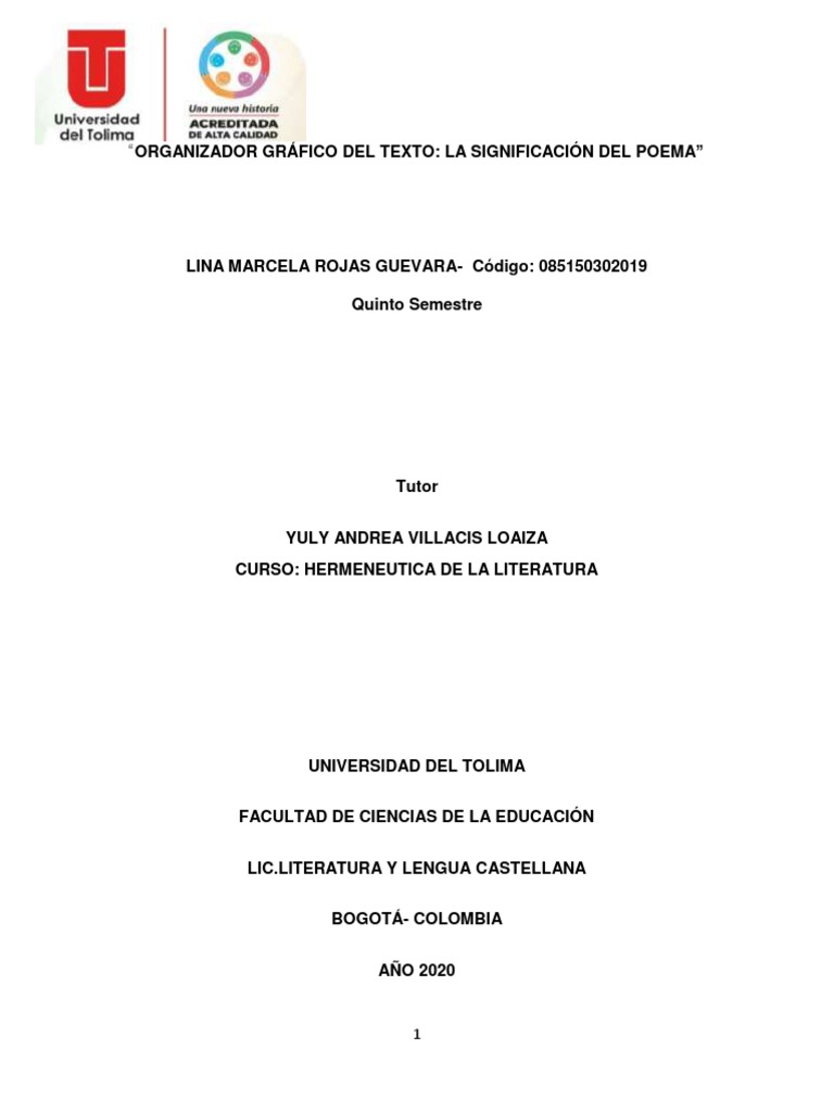 Organizador Gráfico | PDF | Poesía | Hermenéutica