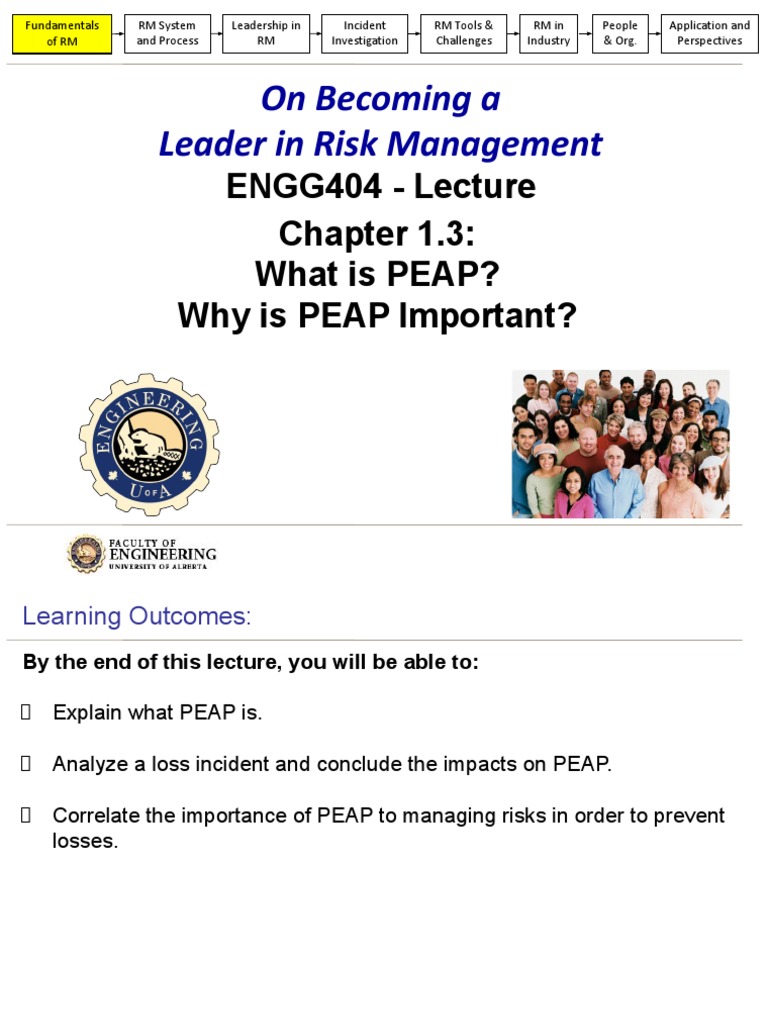 06 Ch1.3 What Is PEAP v20210902 SV | PDF | Risk Management | Risk