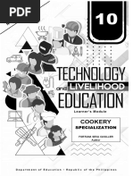 Learning Activity Sheet Cookery 9: Fundamentals of Plating | PDF ...