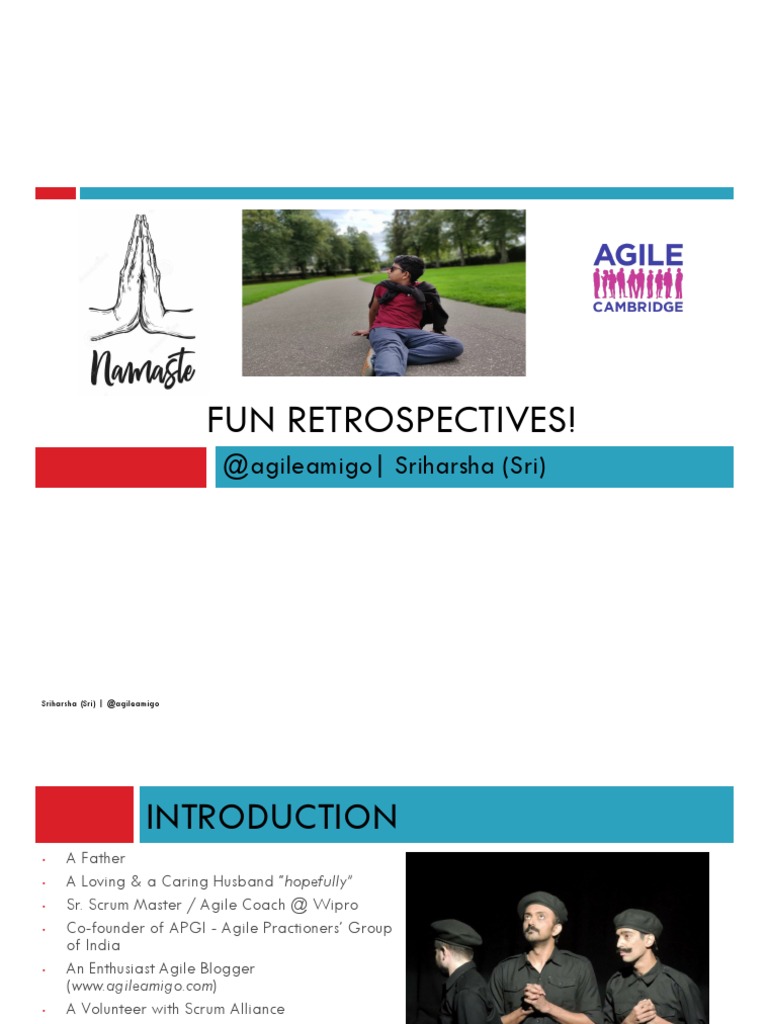 82 - Fun Retrospectives - Agile Cambridge 2018 | PDF | Scrum (Software ...