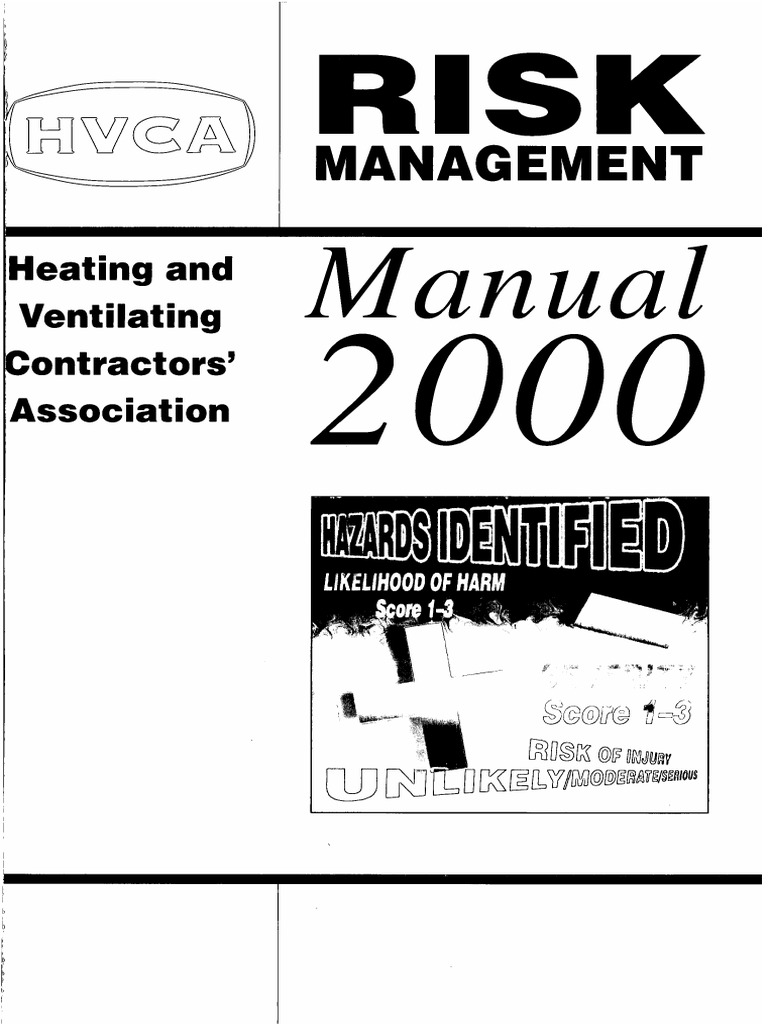 Risk Management Manual | PDF | Occupational Safety And Health | Employment