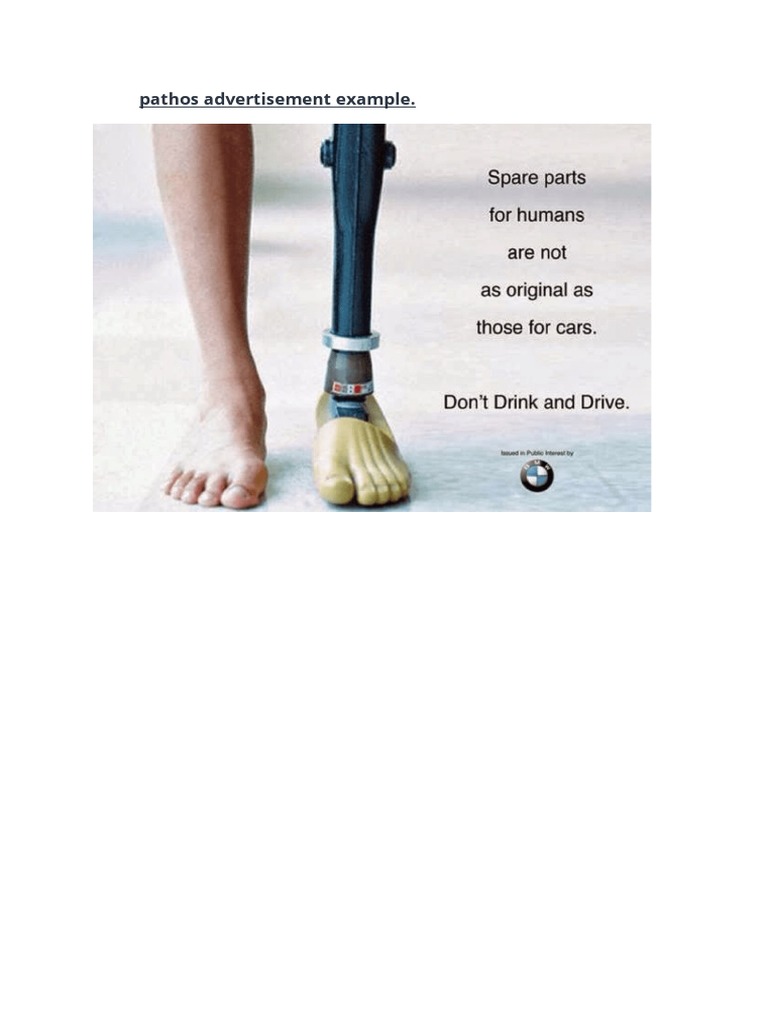 Pathos Advertisement Example | PDF