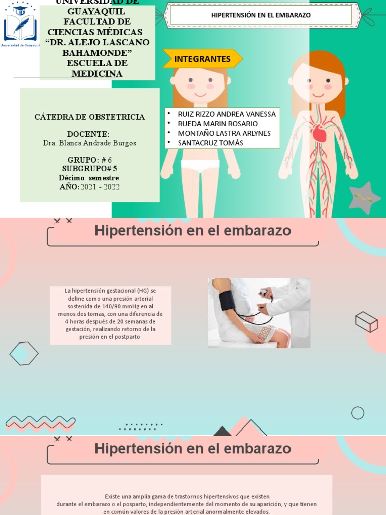 Hipertensión en el Embarazo: Riesgos y Diagnóstico | PDF | El embarazo ...