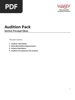 2026 OMEA All-State Audition Guide | PDF | Orchestras | Trombone