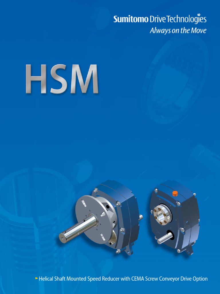 Sumitomo HSM July07 Brochure | PDF | Gear | Screw