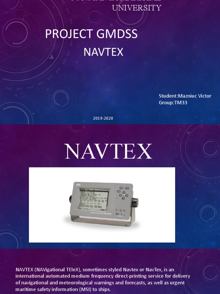 Project GMDSS: Navtex | PDF | Telecommunications | Information And Communications Technology