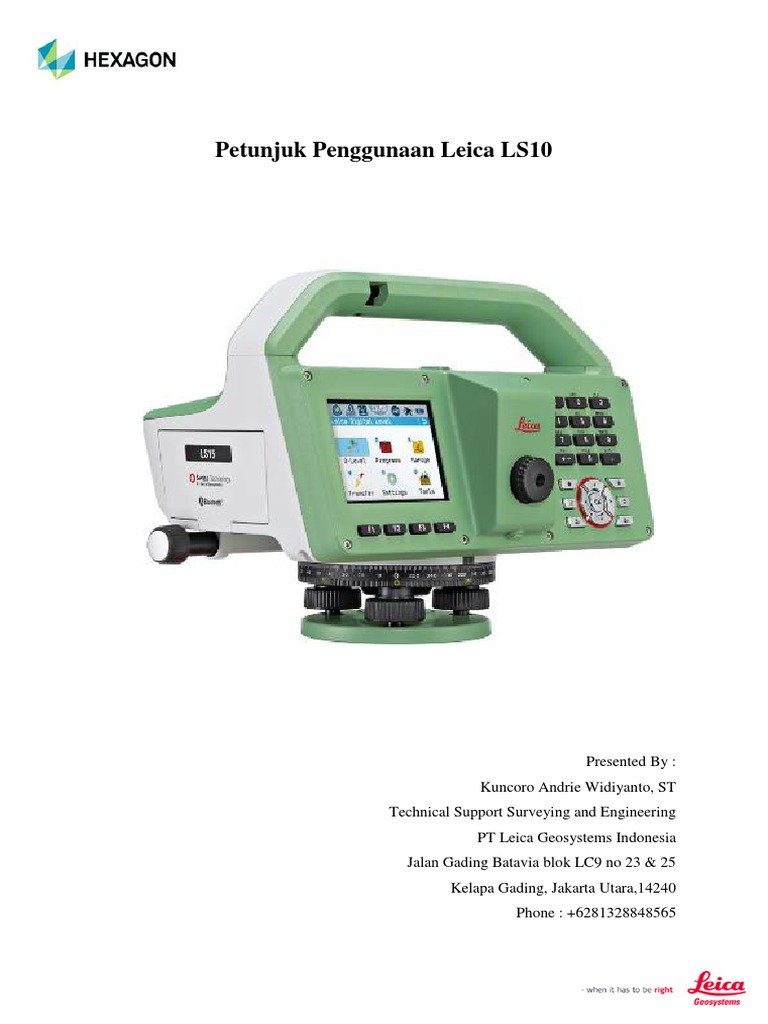 Manual Leica LS10-1 | PDF | Komputer