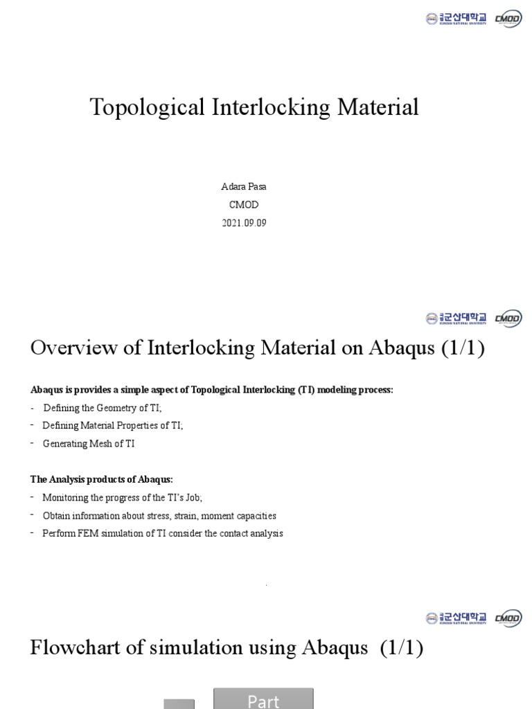 Interlocking Material | PDF | Computer Aided Design | Simulation