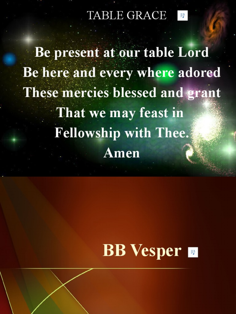 Table Grace & BB Vesper | PDF
