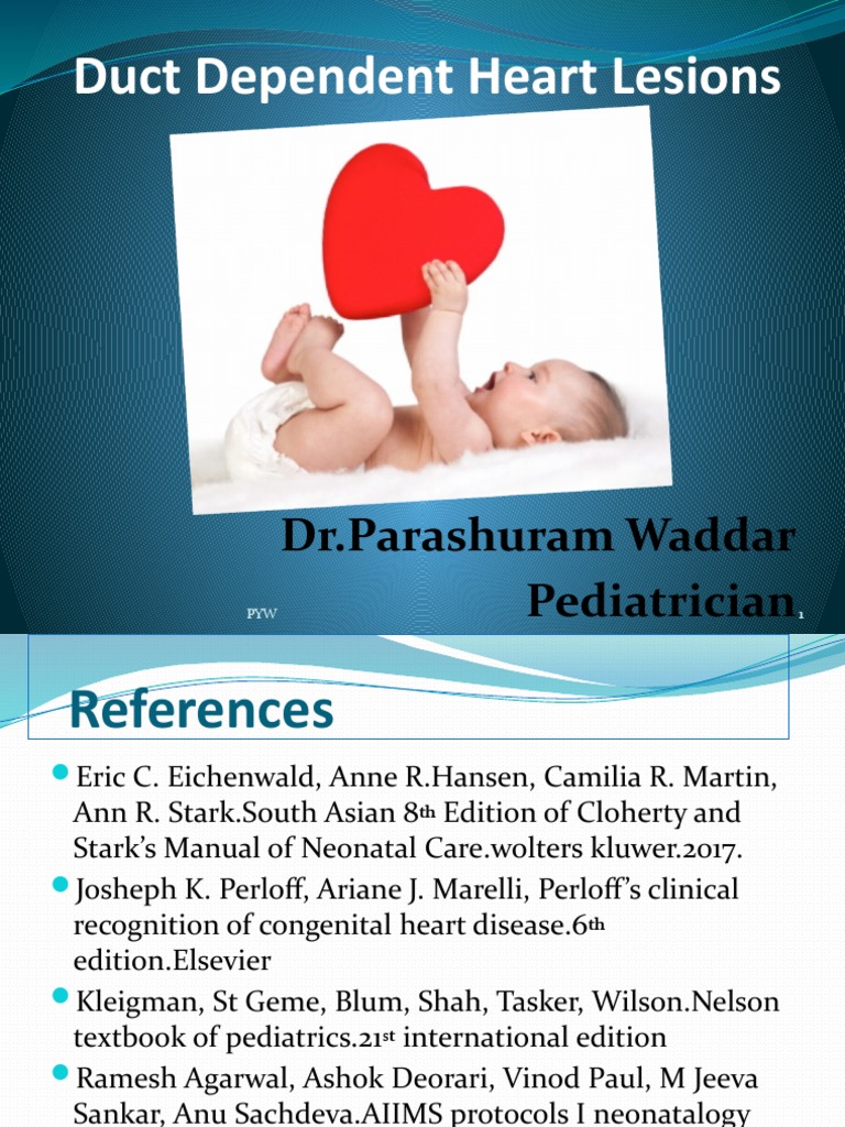Duct Dependent Heart Lesions by DR Parashuram Waddar (Pediatrician ...