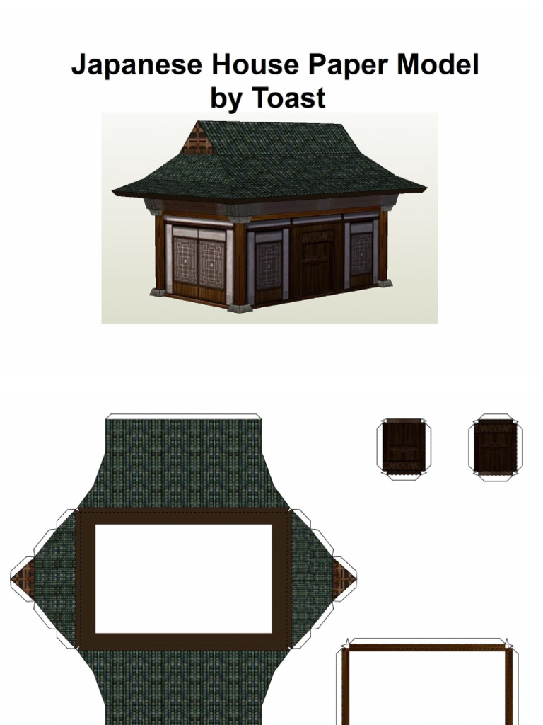 Japanese House Paper Model by Toast | PDF
