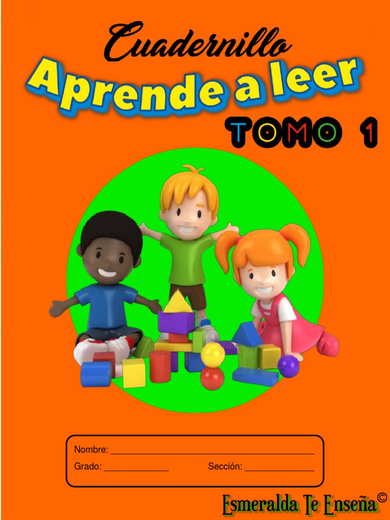 Cuadernillo Aprende A Leer TOMO 1 | PDF