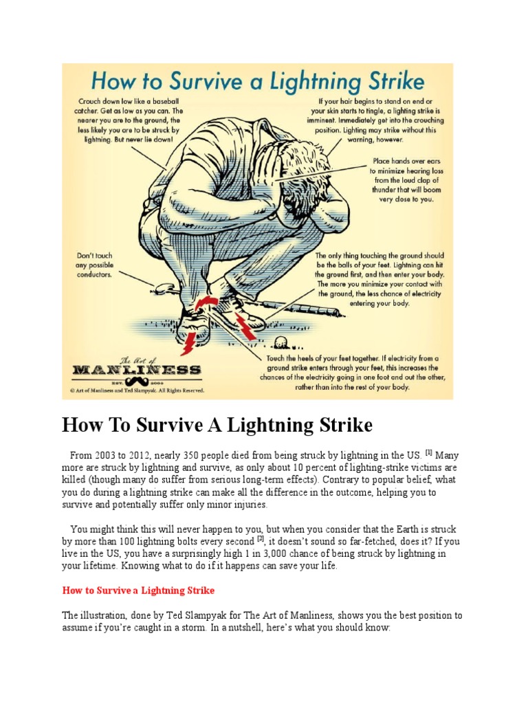 How To Survive A Lightning Strike | PDF | Lightning | Earth