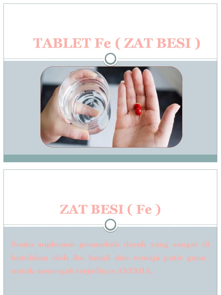 TABLET Fe (ZAT BESI) | PDF