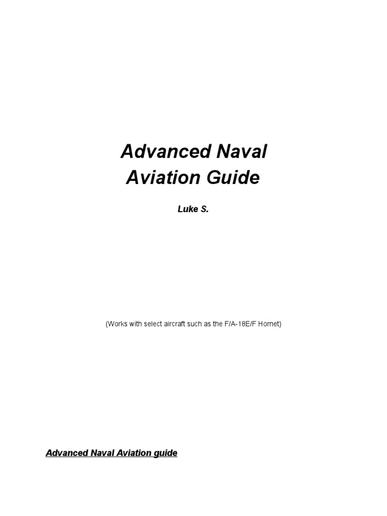 Advanced Naval Aviation Guide | PDF | Instrument Flight Rules ...