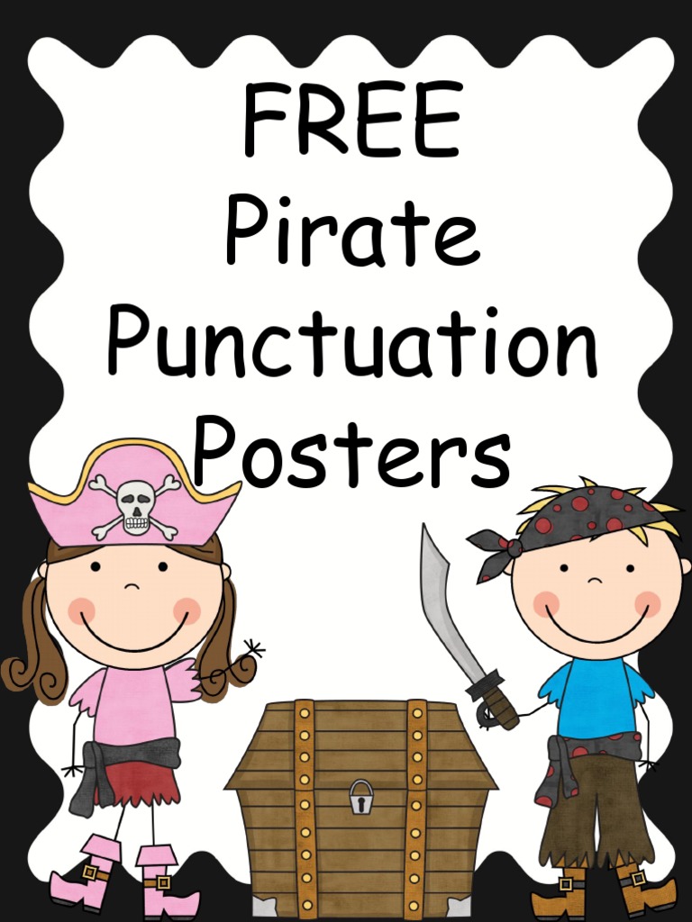 Pirate Punctuation Posters | PDF | Language Arts & Discipline