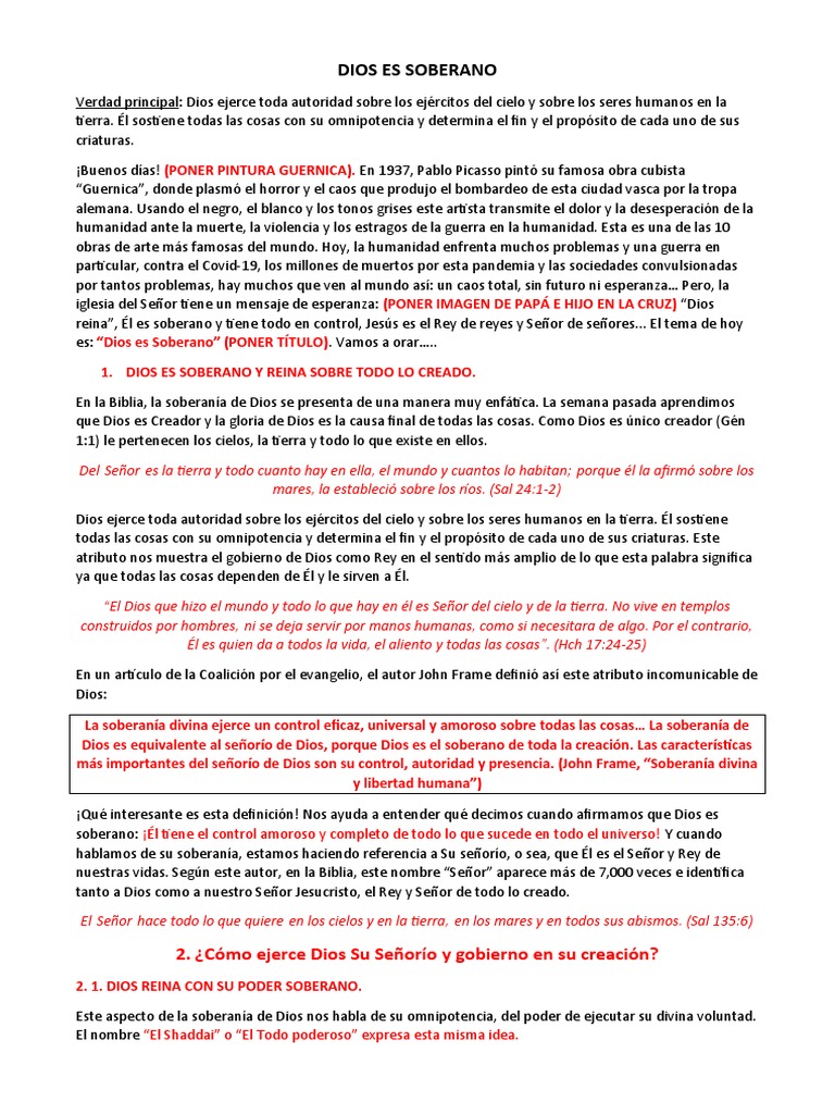 Dios Es Soberano | Descargar gratis PDF | Dios | Abrahán