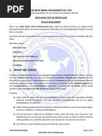 New India Mediclaim Policy Overview | PDF | Hospital | Insurance