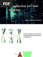 Conics Lecture | PDF | Ellipse | Orbit