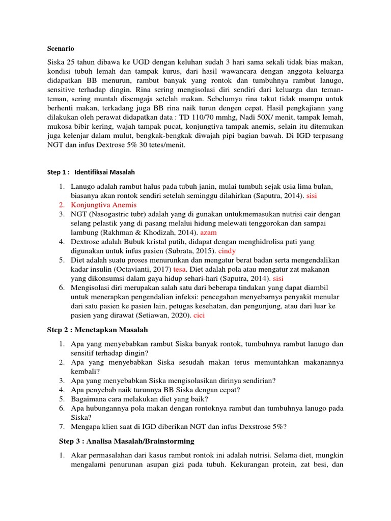 Scenario: 2. Konjungtiva Anemis | PDF