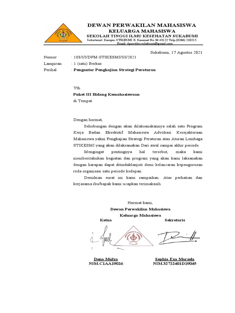 Surat Pengantar TOR Pengkajian Strategi Peraturan-Dikonversi | PDF ...