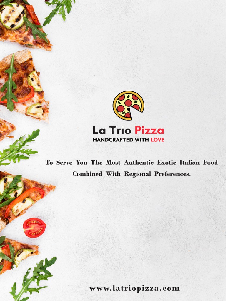 La Trio Pizza Brochure | PDF | Franchising | Pizza