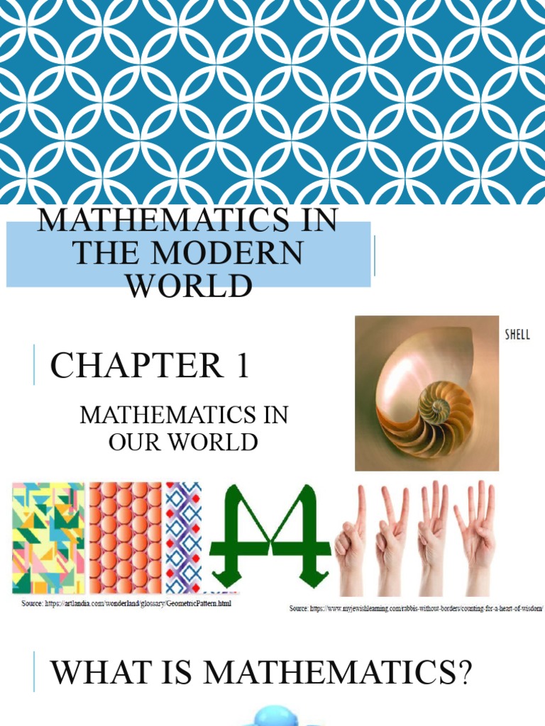 Mathematics in The Modern World | PDF | Pattern | Mathematics