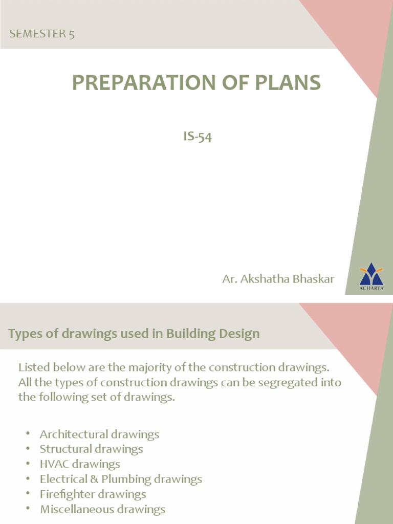 Preparation of Plans | PDF | Design | Drawing