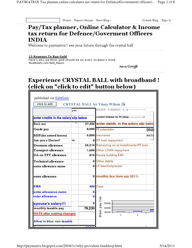 Income Tax Calc | PDF